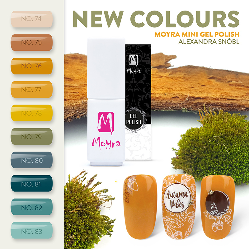 New arrivals! Autumn colours have arrived in Moyra mini gel polish ...