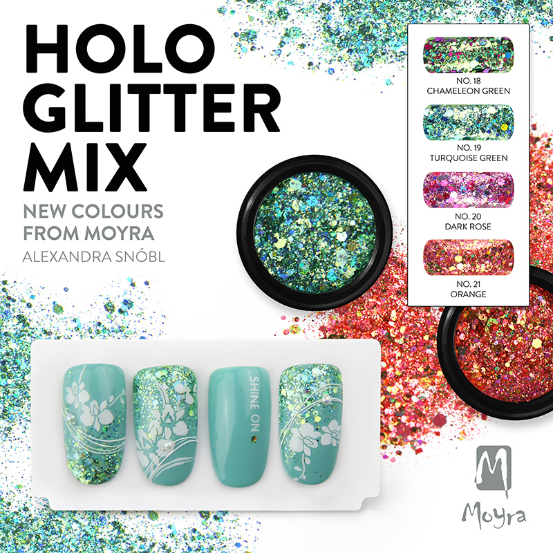New Holo Glitter Mix shades have arrived! | moyrastamping.com
