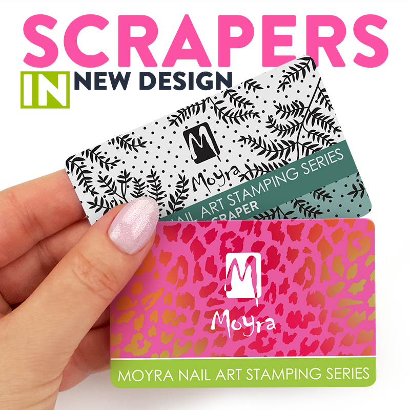 Beautiful new patterned scrapers for stamping! | moyrastamping.com